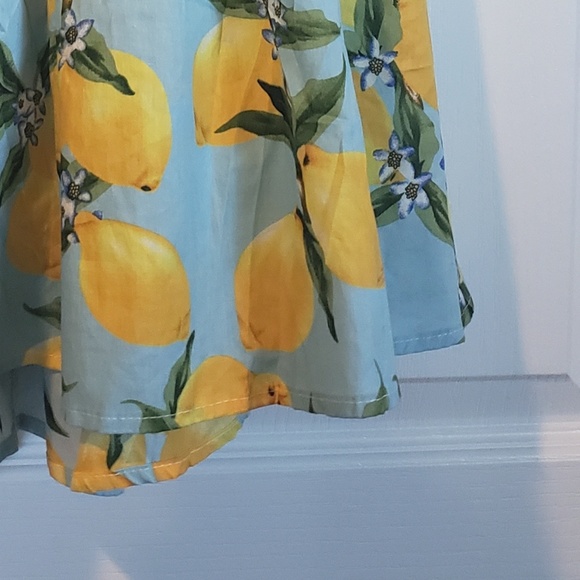 MDesigns Boutique | Dresses | Toddler Girls Lemon Print Cotton Dress ...